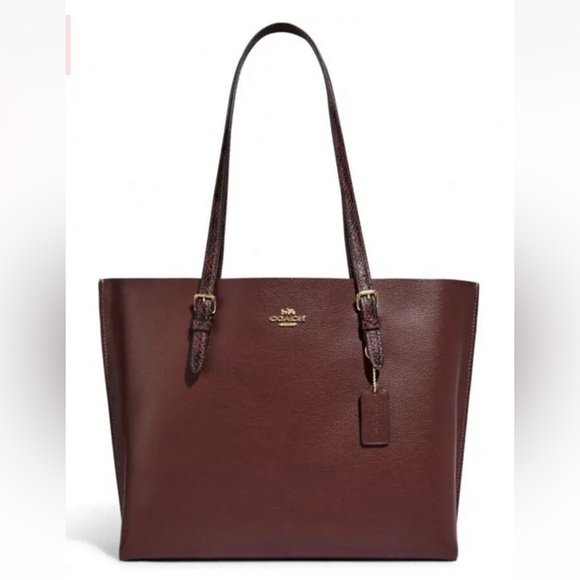Coach | Bags | New Coach Cc75 Mollie Tote Double Face And Snakeembossed ...